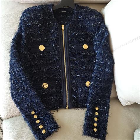 발망 트위드 자켓 38 세컨웨어헬로마켓