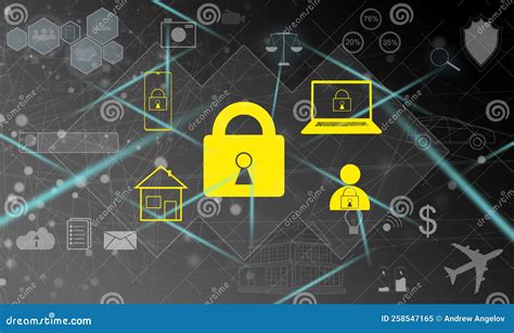 Concept Of Cyber Security Information Security And Encryption Secure Access To User S Personal