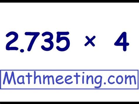 Multiplying Decimals YouTube