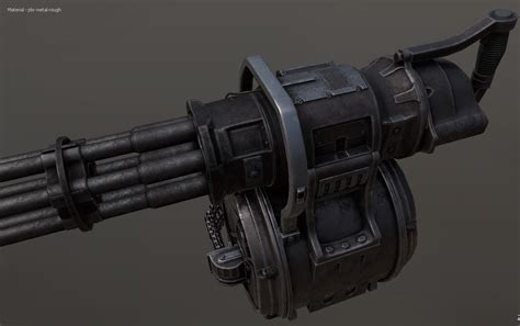 Fallout 4 Minigun — Polycount