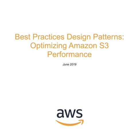 Whitepaper Best Practices Design Patterns Optimizing Performance Of Amazon S