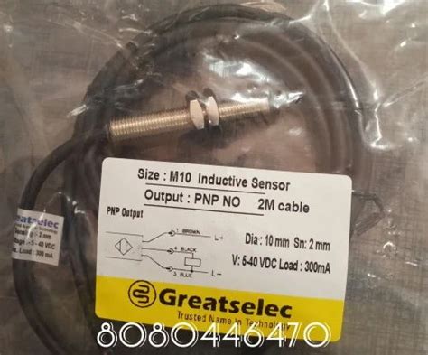 M10 Inductive Proximity Sensor Greatselec Make Sensing 2mm Pnp Npn No