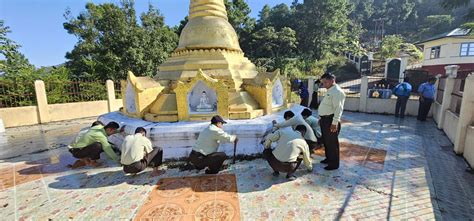 တွန်းဇံမြို့၌ အထွေထွေအုပ်ချုပ်ရေးဦးစီးဌာနနှစ်ပတ်လည်နေ့ကို ကြိုဆိုဂုဏ်ပြုသောအားဖြင့် ဆွမ်းဆန်နှင့