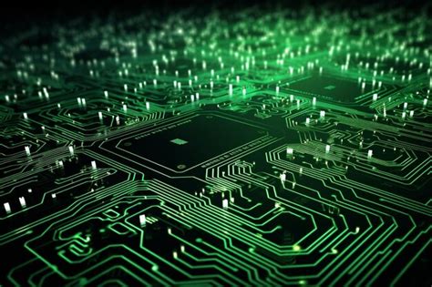 premium photo cyber circuitry traversing digital pathways