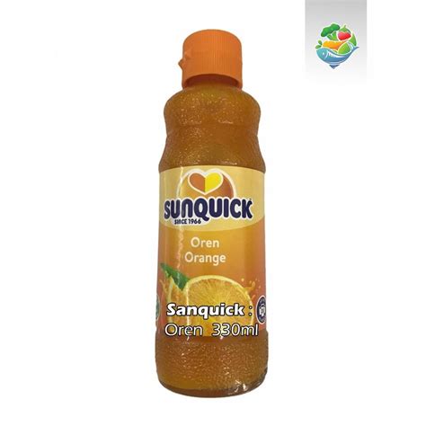 Sunquick Concentrate Cordial Drink 300ml Orange Shopee Malaysia