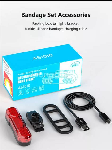 미개봉 Usb충전식 자전거 5led 4모드 후미등 레드 자전거용품 중고나라
