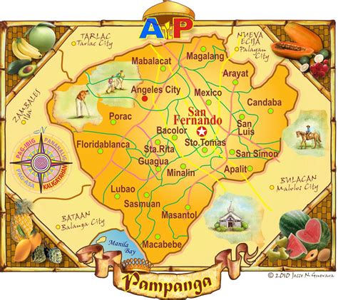 Map Of Angeles Pampanga