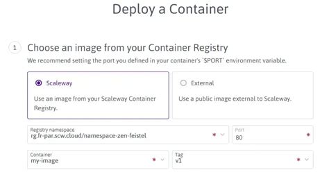 deploying laravel 10 x on serverless containers scaleway documentation