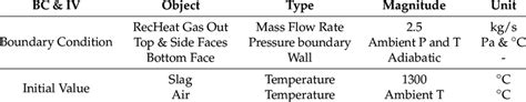 Model Initial And Boundary Conditions Download Scientific Diagram