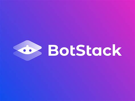 Botstack Telegram Bots Company Logo Design By Alexandr Scorolitnii On Dribbble