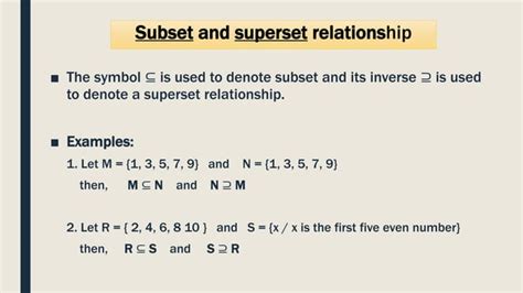 Identifying Subsets Of A Set PPTX