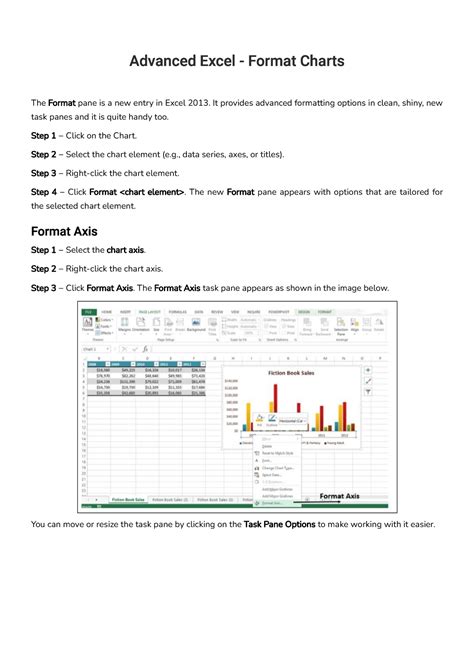 Advanced Excel Format Charts It Provides Advanced Formatting Options In Clean Shiny New