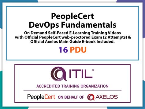 Peoplecert Devops Fundamentals Elearning And Exam Bundled Offer 16 Pdus Pdutraining