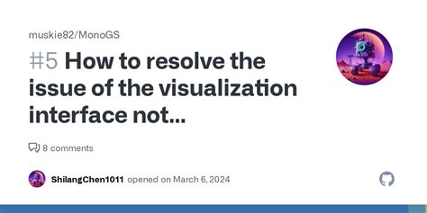 How To Resolve The Issue Of The Visualization Interface Not Displaying · Issue 5 · Muskie82