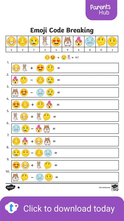 Emoji Maths Puzzle
