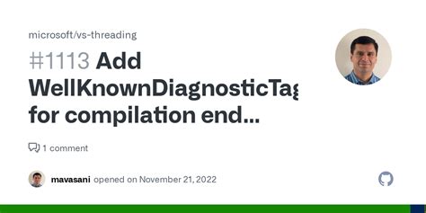 Add Wellknowndiagnostictagscompilationend For Compilation End Diagnostic Descriptors · Issue