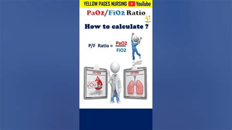 Pf Ratio Pao2fio2 Ratio Youtube