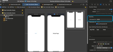 Swift UIKitモーダルウィンドウの実装方法segueとpresentの2パターン