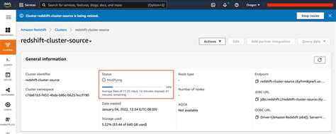 Migrate Your Amazon Redshift Cluster To Another Aws Region Aws Big