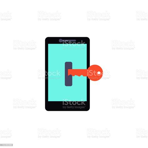 전화 아이콘에 대 한 키입니다 모바일 개념 및 웹 응용 프로그램에 대 한 사이버 보안 아이콘의 요소입니다 웹 및 모바일 전화 아이콘에 대 한 색상된 키를 사용할 수 있습니다