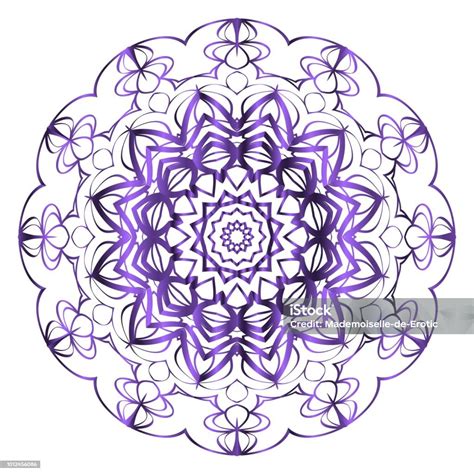 벡터 만다라입니다 꽃 현대적인 디자인입니다 벡터 일러스트입니다 0명에 대한 스톡 벡터 아트 및 기타 이미지 0명 1월 결정체 Istock