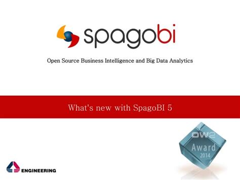 webinar what s new with spagobi 5 presentation and demo ppt