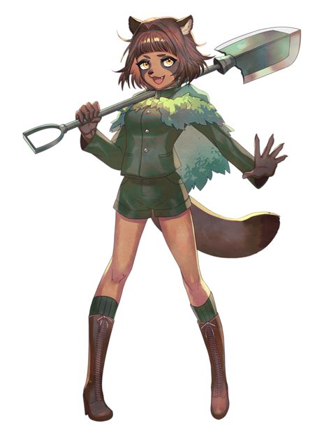 Ubuki Tw Dairoku Ryouhei 1girl D Animal Ears Blunt Bangs Boots