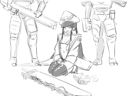 T Au And Commissar Warhammer 40k Drawn By Zzxx328232 Danbooru