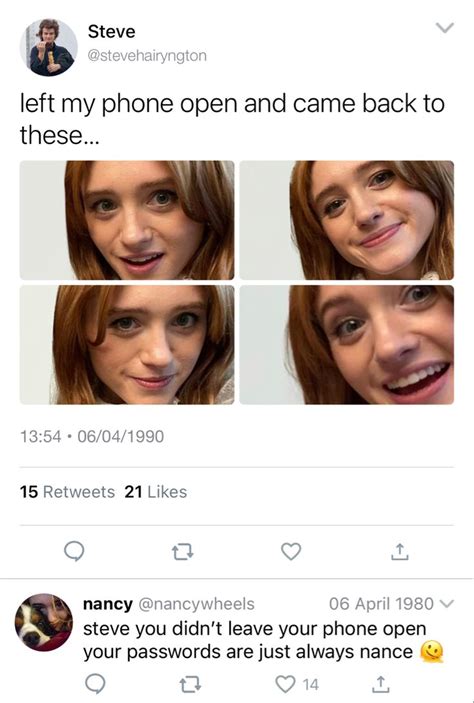 Stancy Social Media Au Stranger Things Steve Stranger Things Joe Keery Stranger Things