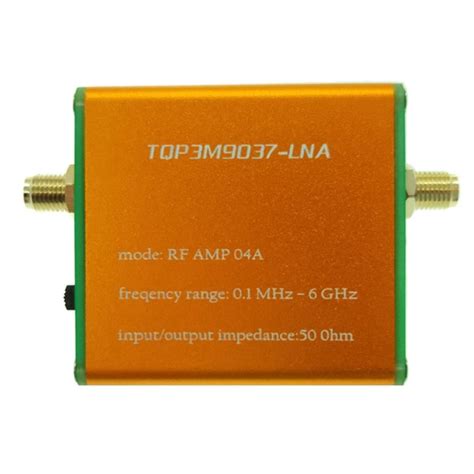 100k 6ghz All Band Amplifier Hf Fm Vhf Uhf Rf Preamplifier High Linearity Ultra Low Noise Gain