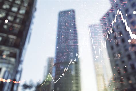 사무실 건물 배경 금융 및 거래 개념에 대한 세계지도와 추상 적 그래프의 이중 노출 0명에 대한 스톡 사진 및 기타 이미지