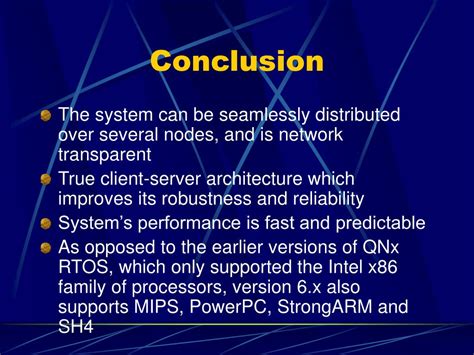 Ppt Real Time Operating Systems Qnx Rtos 6 1 Powerpoint Presentation Id 5183157