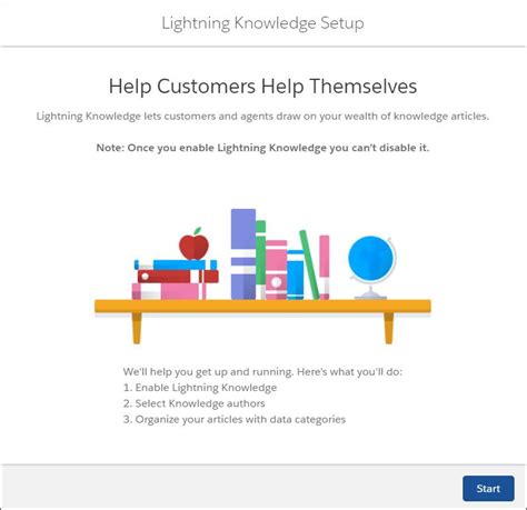 Set Up A Simple Knowledge Base Unit Salesforce Trailhead