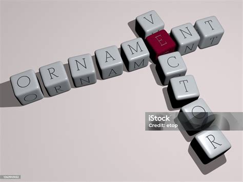 거울 바닥에 입방 문자로 배열 장식 벡터의 크로스 워드 퍼즐 개념 의미와 프리젠 테이션 일러스트와 배경 3d 일러스트레이션 개념에 대한 스톡 사진 및 기타 이미지 Istock