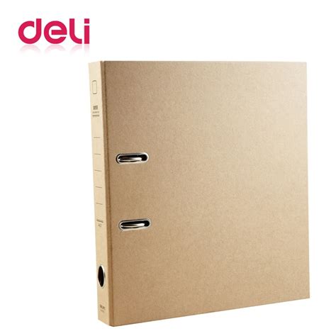 Deli Kraft Paper Hard Paper Shell A4 Lever Arch File Filling Products Office Supply Documents