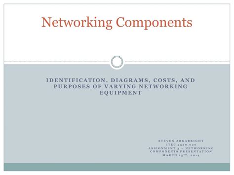 PPT Networking Components PowerPoint Presentation Free Download ID 2464607