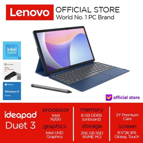 Promo Lenovo Ideapad Duet I Ian Intel N Gb Gb W Ohs Touch Cicil X Jakarta