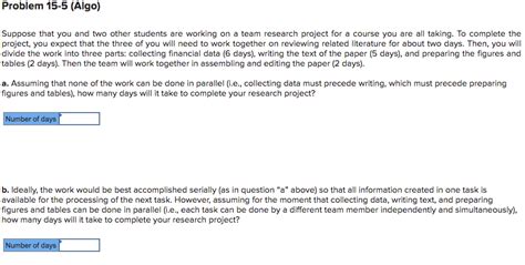 Solved Problem 15 5 Algo Suppose That You And Two Other Chegg Com