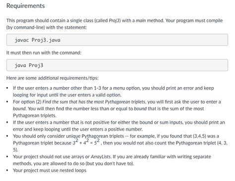 Background A Pythagorean Triplet Is Three Positive Chegg Com