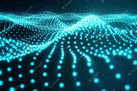 Premium Photo 3d Rendering Abstract Polygonal Wave Background With