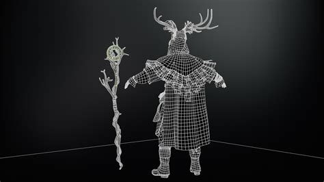 Wizard Druid 3d Model By Andryuha1981