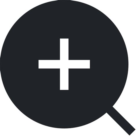 Magnifier User Interface And Gesture Icons