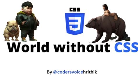 Without Css Vs With Css 😍 Wait For It😱😀 Css Tutorial For Beginners Coders Voice Youtube