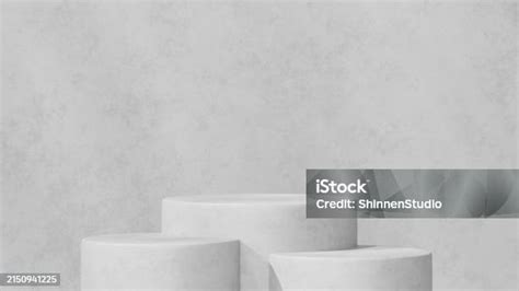 제품 프레젠테이션을 위한 연단 콘크리트가 있는 3d 배경 빈 장면 0명에 대한 스톡 사진 및 기타 이미지 0명 3차원 형태 개념 Istock