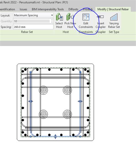 Unable To Edit Rebar Constraints In Group Edit Autodesk Community