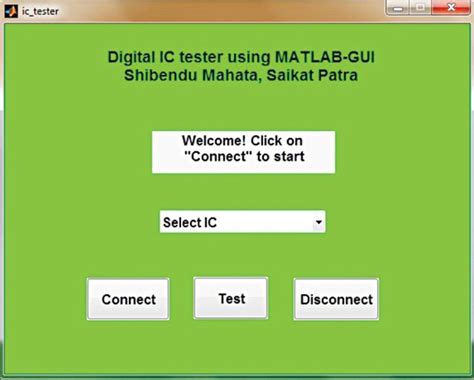 Arduino Based Digital Ic Tester Using Matlab Electronics Project