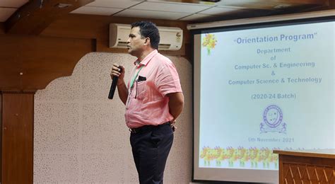 Orientation Program Department Of Cse And Cst 2020 24 Batch