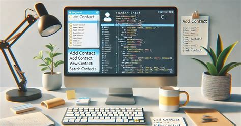 Learning Coding Through Projects Building An Array Based Contact List In C
