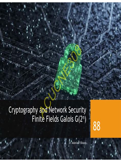 Chap4 Network Security 2023 Pdf Field Mathematics Integer