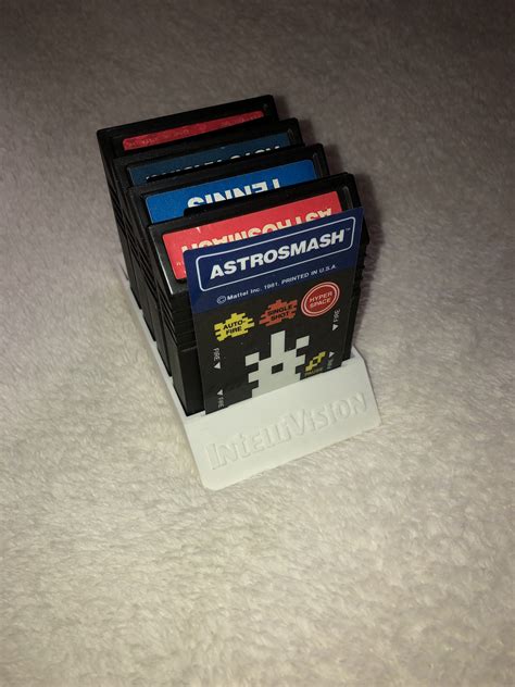 Improved Loose Cartridge And Overlay Holder Now Available Intellivision Aquarius Atariage